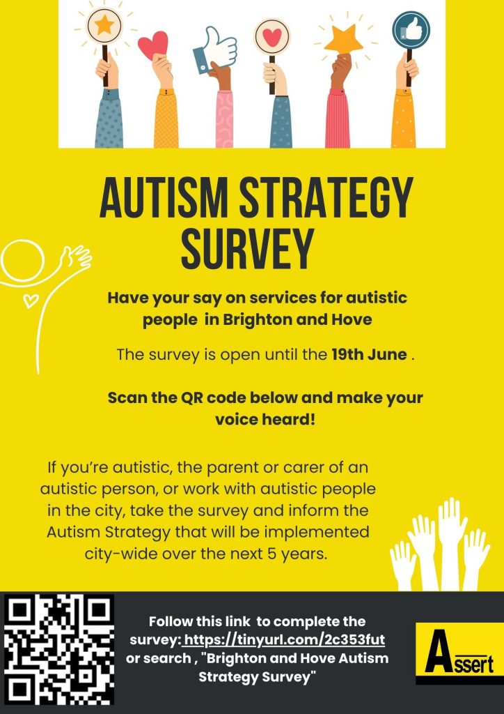 Brighton & Hove’s Autism Strategy Survey has launched. - Assert ...